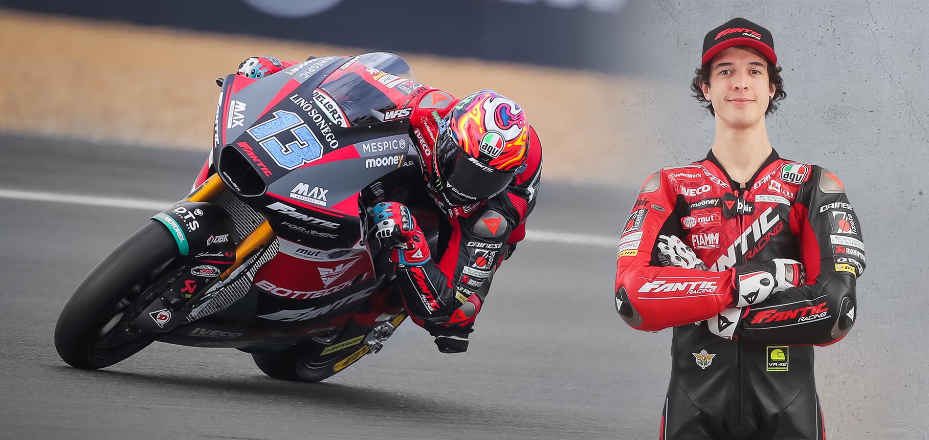 Moto2 – Celestino Vietti. Fantic Motor